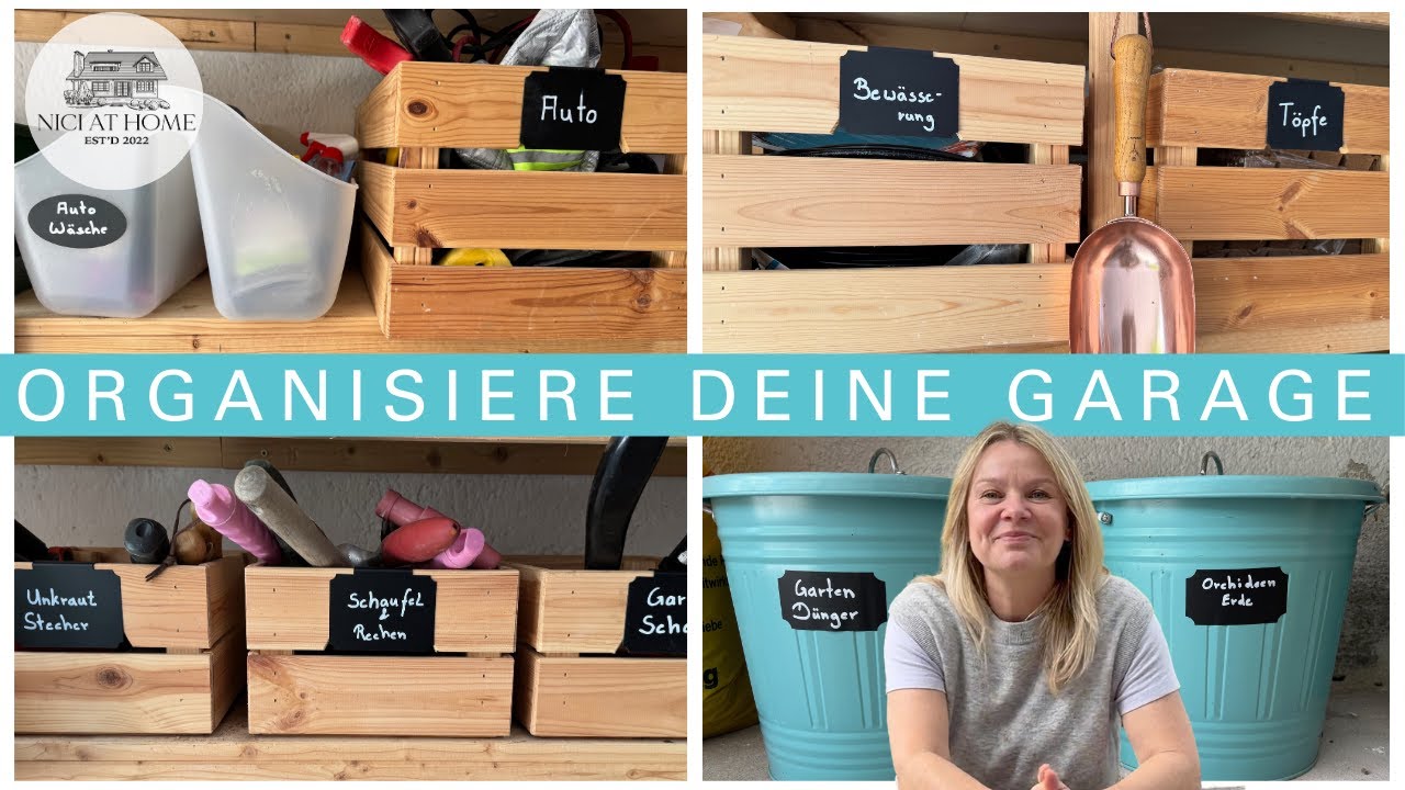 Garage optimal einrichten & aufräumen – Ordnung schaffen mit einfachen ...