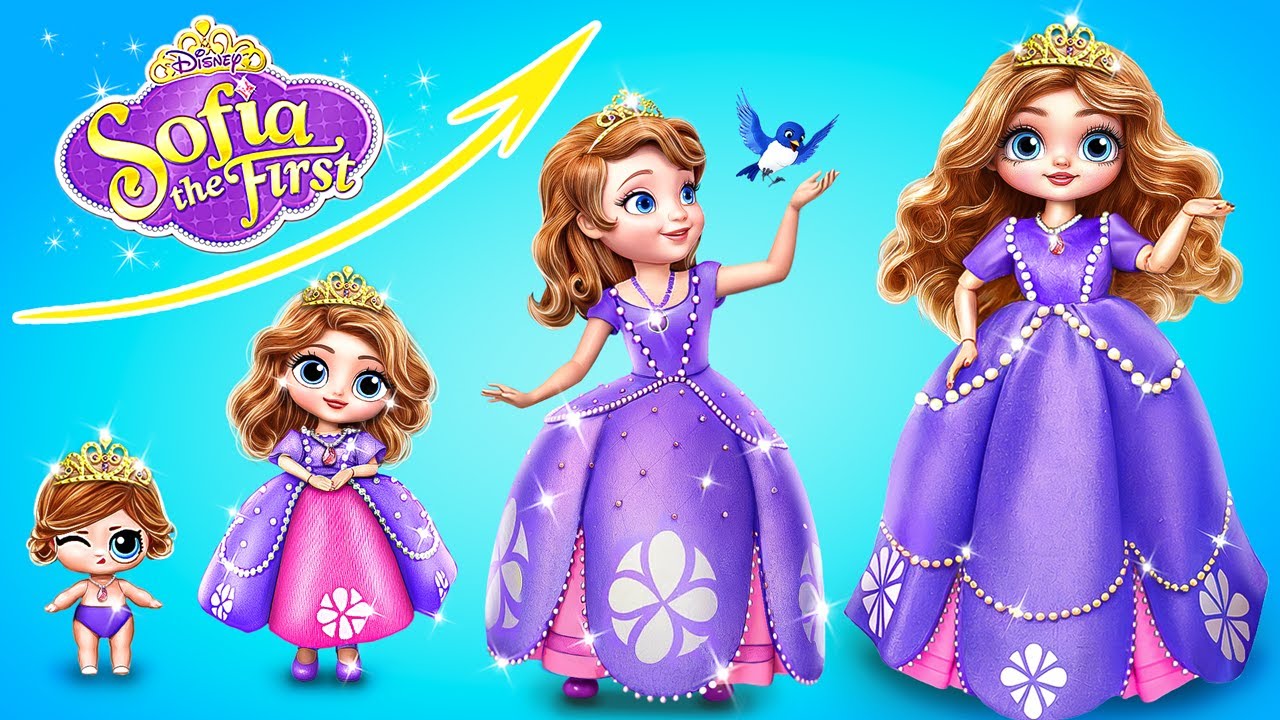 Sofia the First: Secrets of the Royal Family! 24 Ideas for Dolls - YouTube