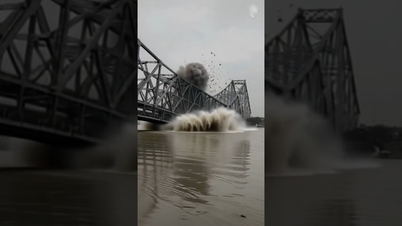 Howrah bridge collapse! - YouTube