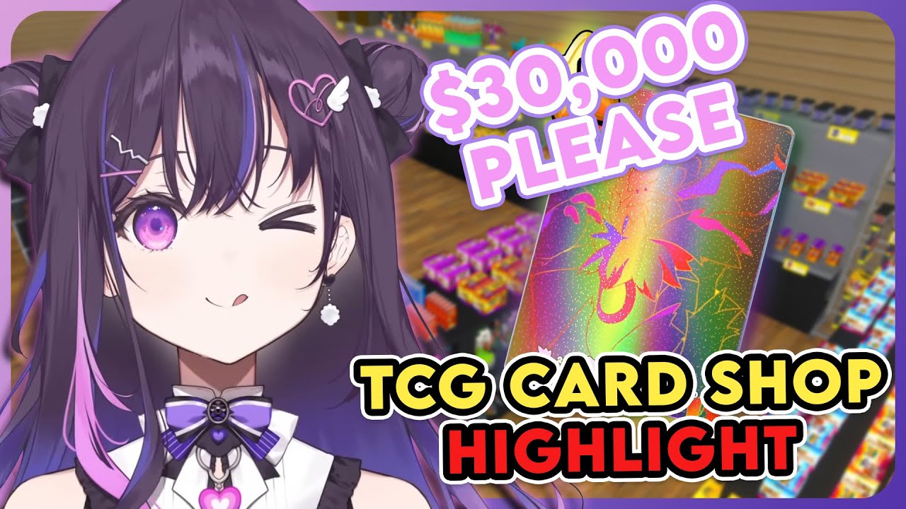Narin's first day on the job. TCG Card Shop Sim Highlight pt.1(?)【Narin ...