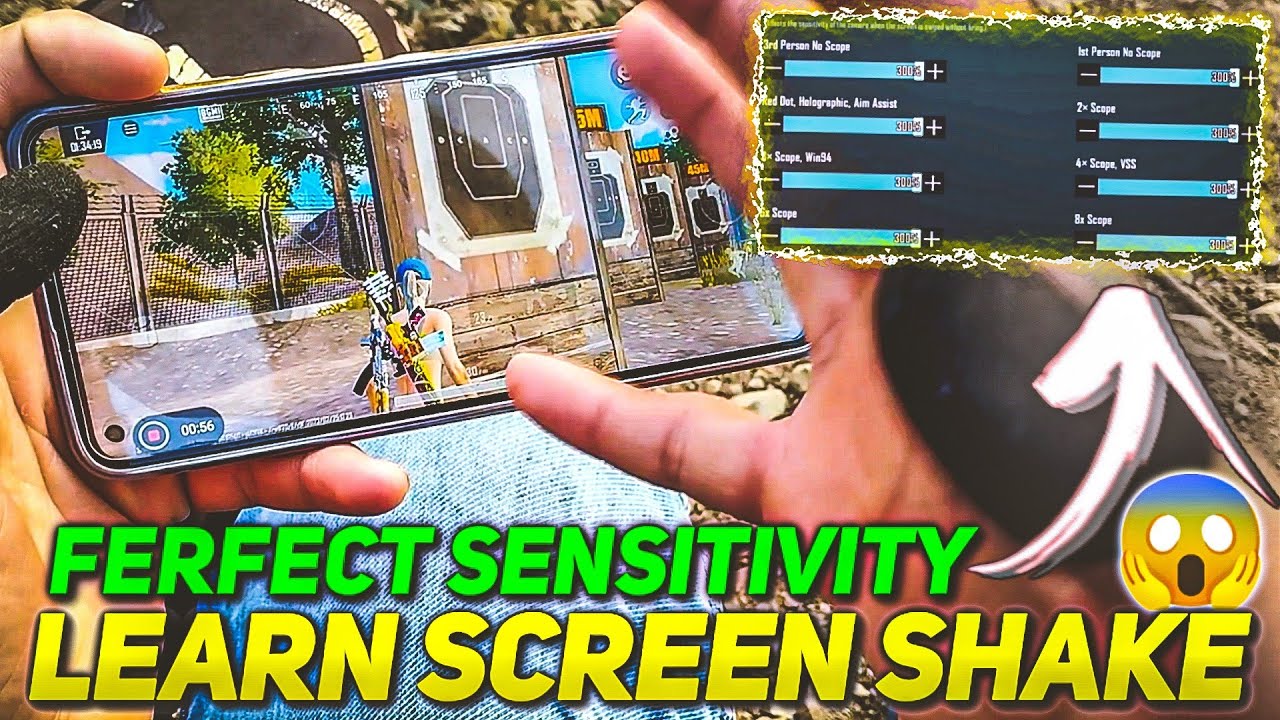 Screen shake kaise karen | screen shake sensitivity | screen shake bgmi ...