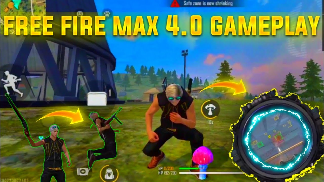 Free Fire Max Gameplay - New Graphics,New Gun Sound,Updated Vehicles ...