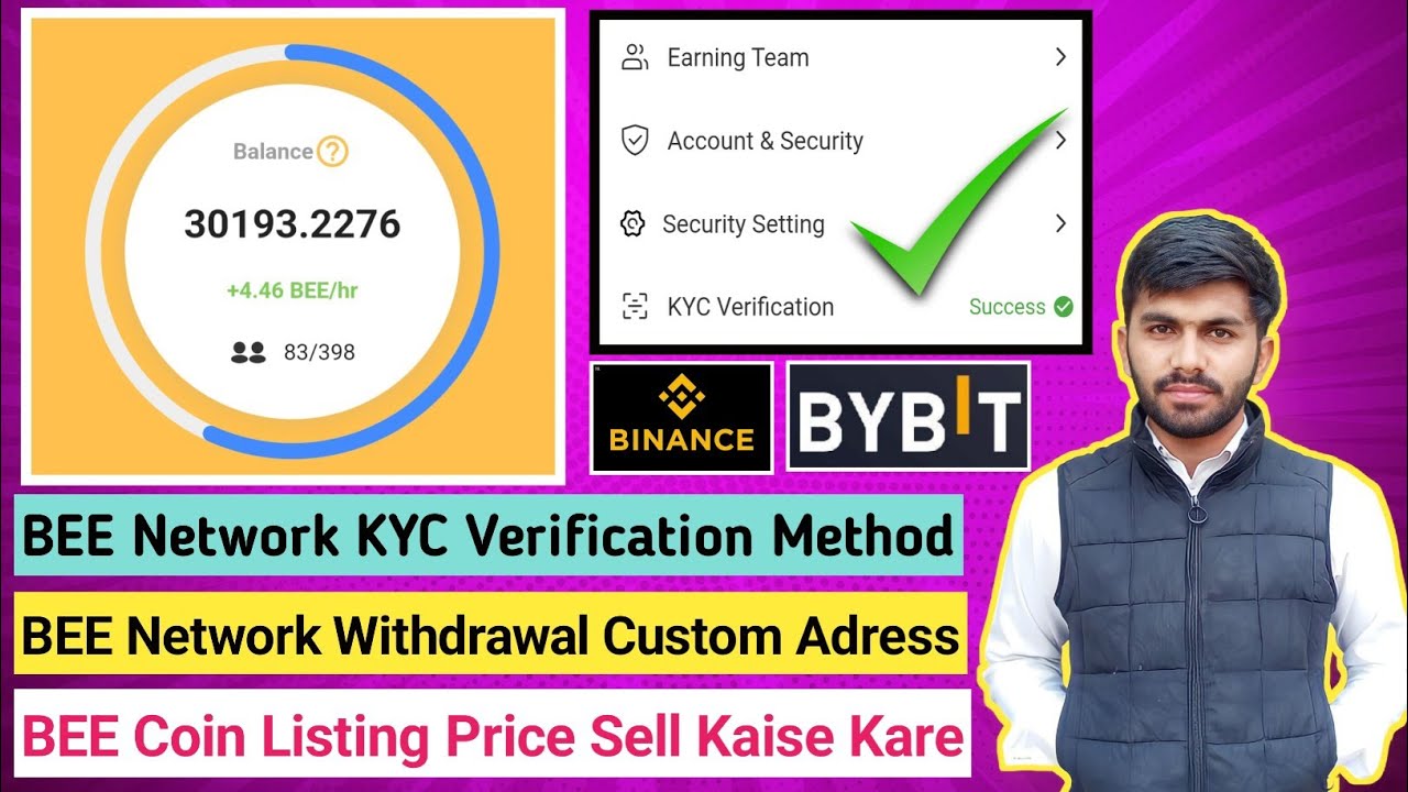 BEE Network Withdrawal | BEE Network KYC Verification | BEE Mining App ...