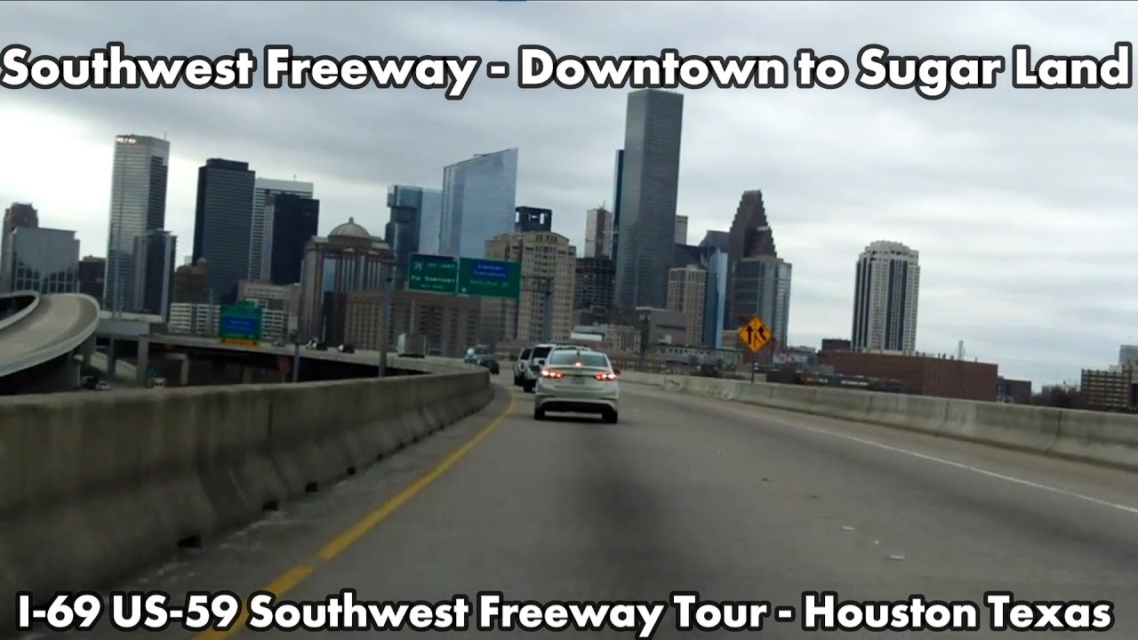 I-69 US-59 Southwest Freeway, Houston, TX - [4K] - YouTube