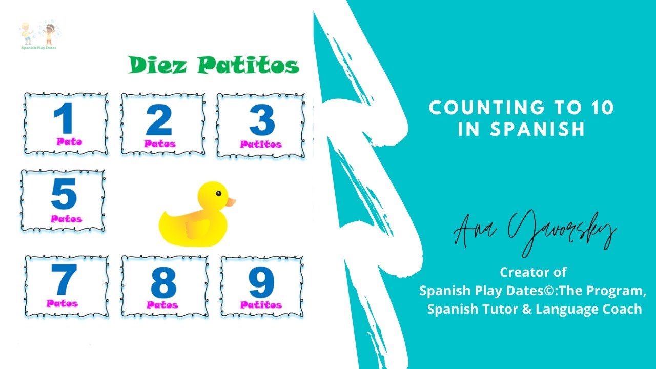 Counting to 10 │ Spanish class │ Spanish Play Dates© The Program - YouTube