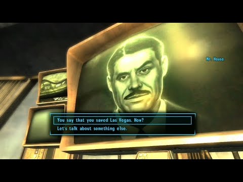 How Did Mr. House Save Las Vegas When the Atomic Bombs Dropped? - YouTube