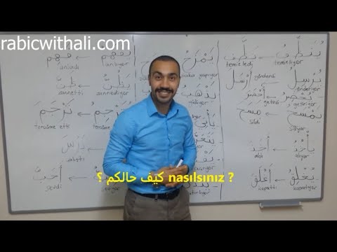 Artık Arapçayı güzel öğrenip Araplar gibi konuşacaksın- Önemli fiiler (Geçmiş zaman - Şimdiki zaman)