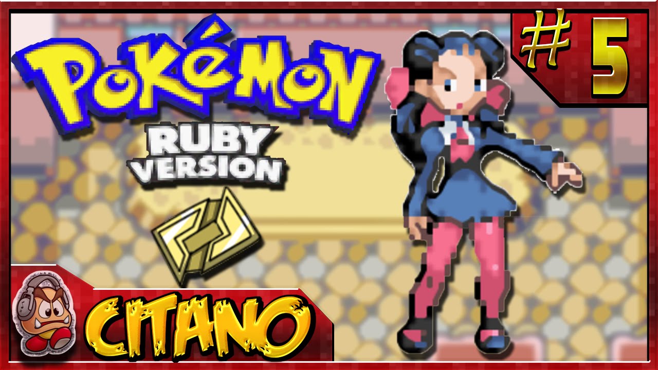 Let's Play Pokemon Ruby - #5: Roxanne and the Stone Badge - YouTube