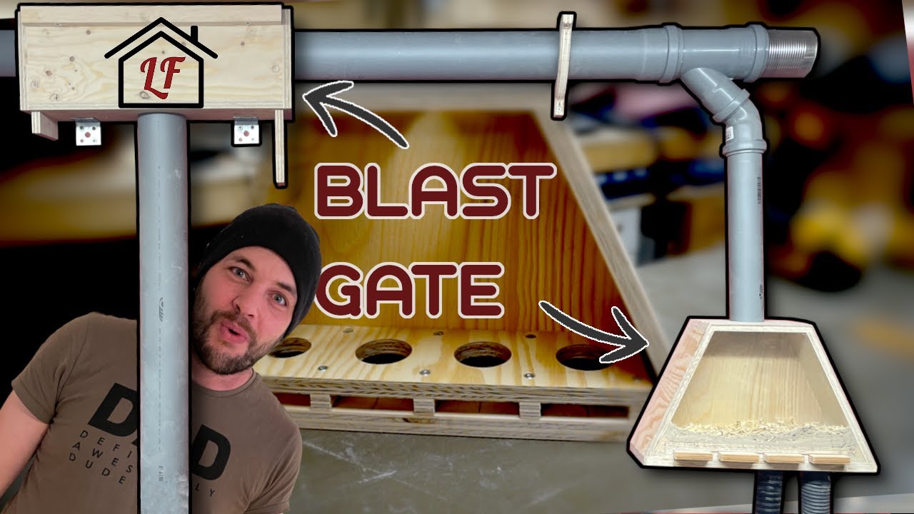 DIY Dust Collection System with Blast Gates - YouTube