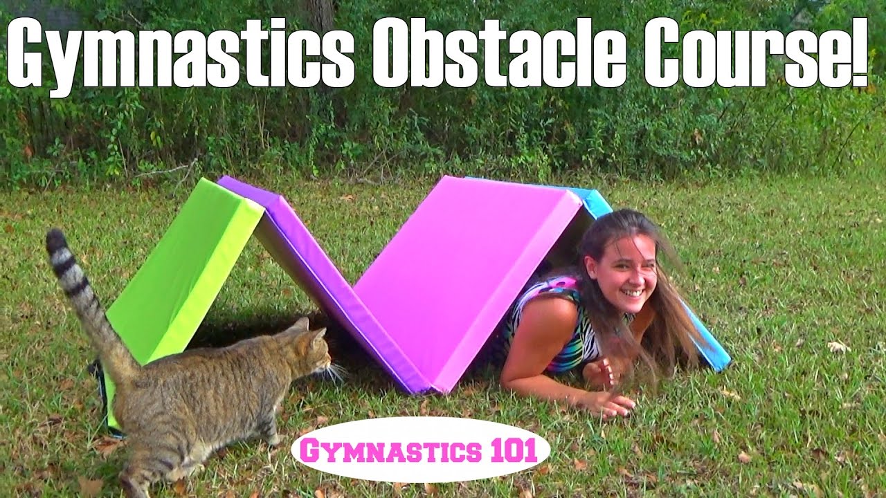 GYMNASTICS OBSTACLE COURSE! - YouTube