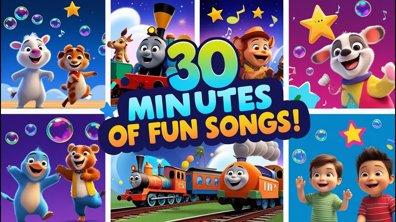 Sing & Dance – 30 Minutes of Fun Songs for Kids! 🎉🎶 - YouTube