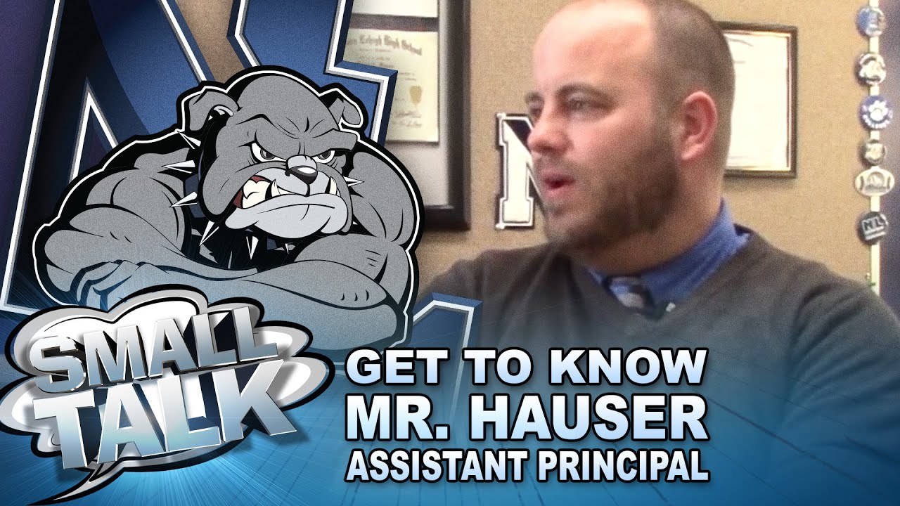 Small Talk: "Meet Mr. Hauser" (11/4/19) - YouTube