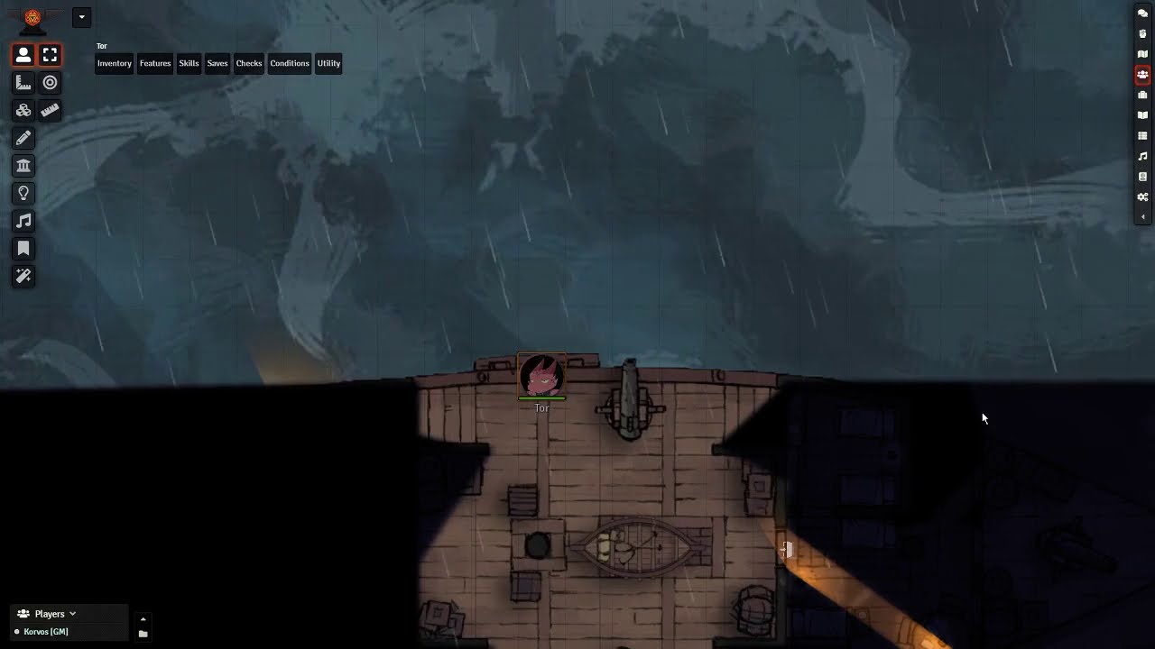 Stormy Night on a Ship // Foundry VTT Creation - YouTube