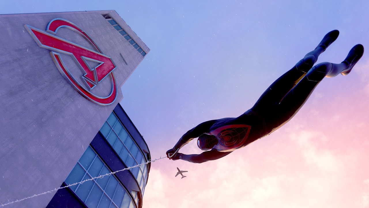 Spider-Man Miles Morals - Jumping from the Tallest Building (Avengers ...