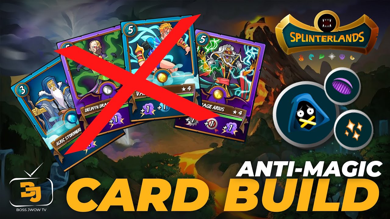 Splinterlands ANTI-MAGIC CARD BUILD - YouTube