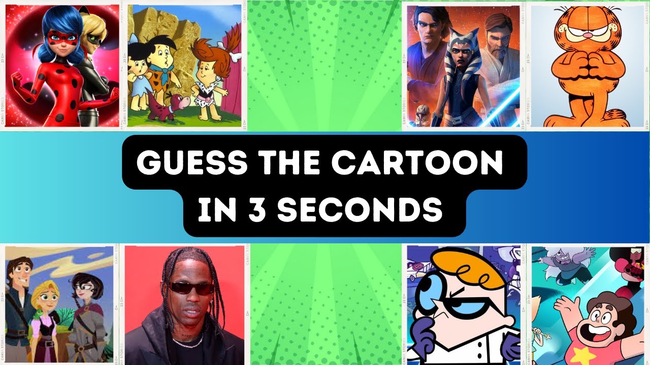 "Guess the Popular Cartoon Character Challenge! 🎬 Can You Identify Them ...
