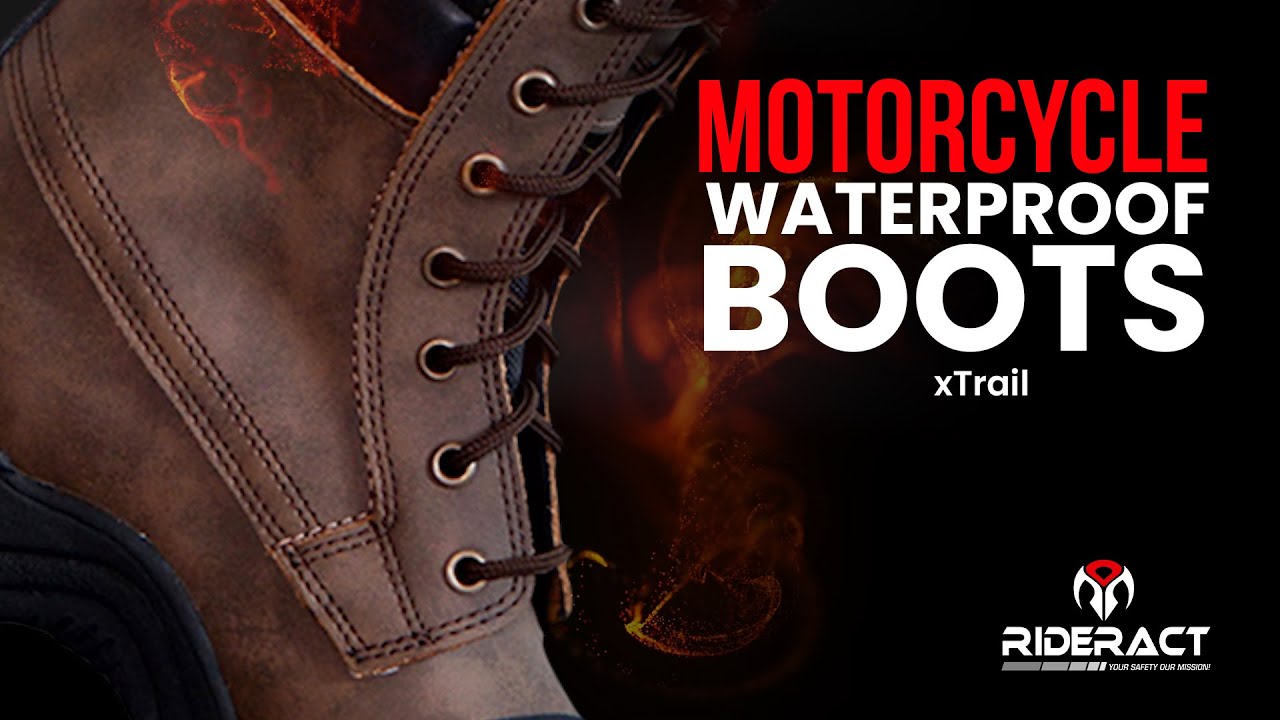 RIDERACT® Motorcycle Waterproof Riding Boots | xTrail | Gentry Choice ...
