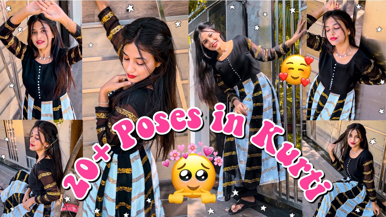 20+ Poses in Kurti 🥰🌸 | Best Photo Poses for girls | Random Pose ideas ...