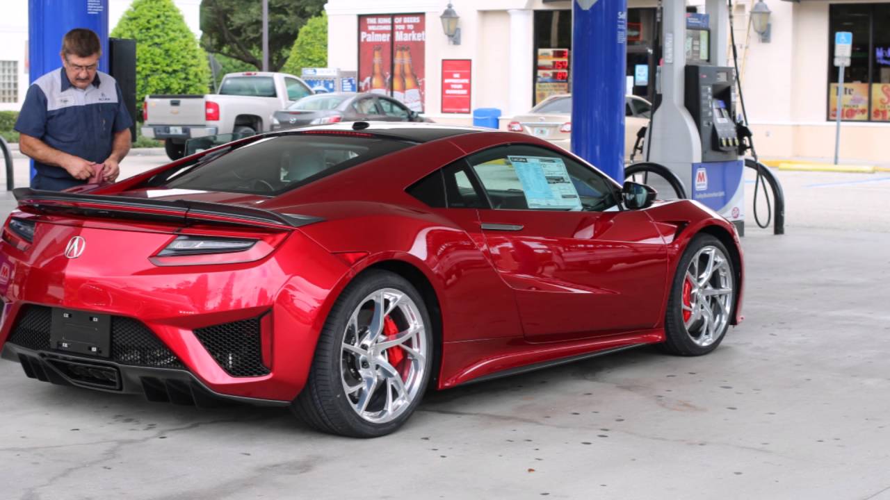 The new NSX has arrived at gettel acura - YouTube