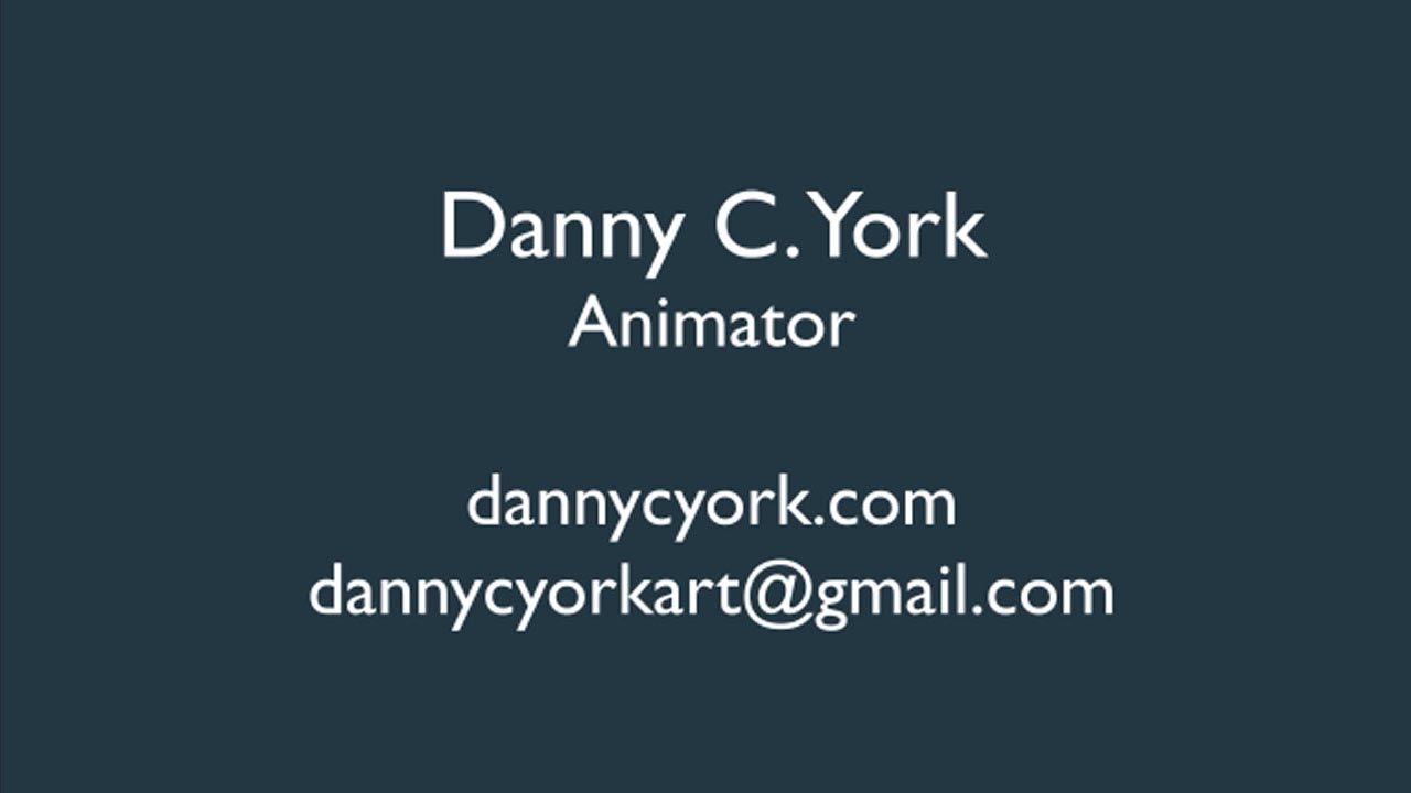 Danny York Animation Reel 2018 - YouTube