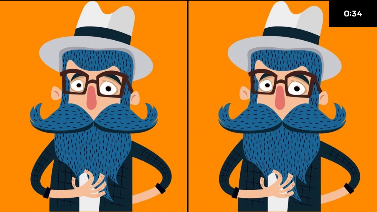 Spot One Difference . One Minute Challenge ! Episode 2 - YouTube