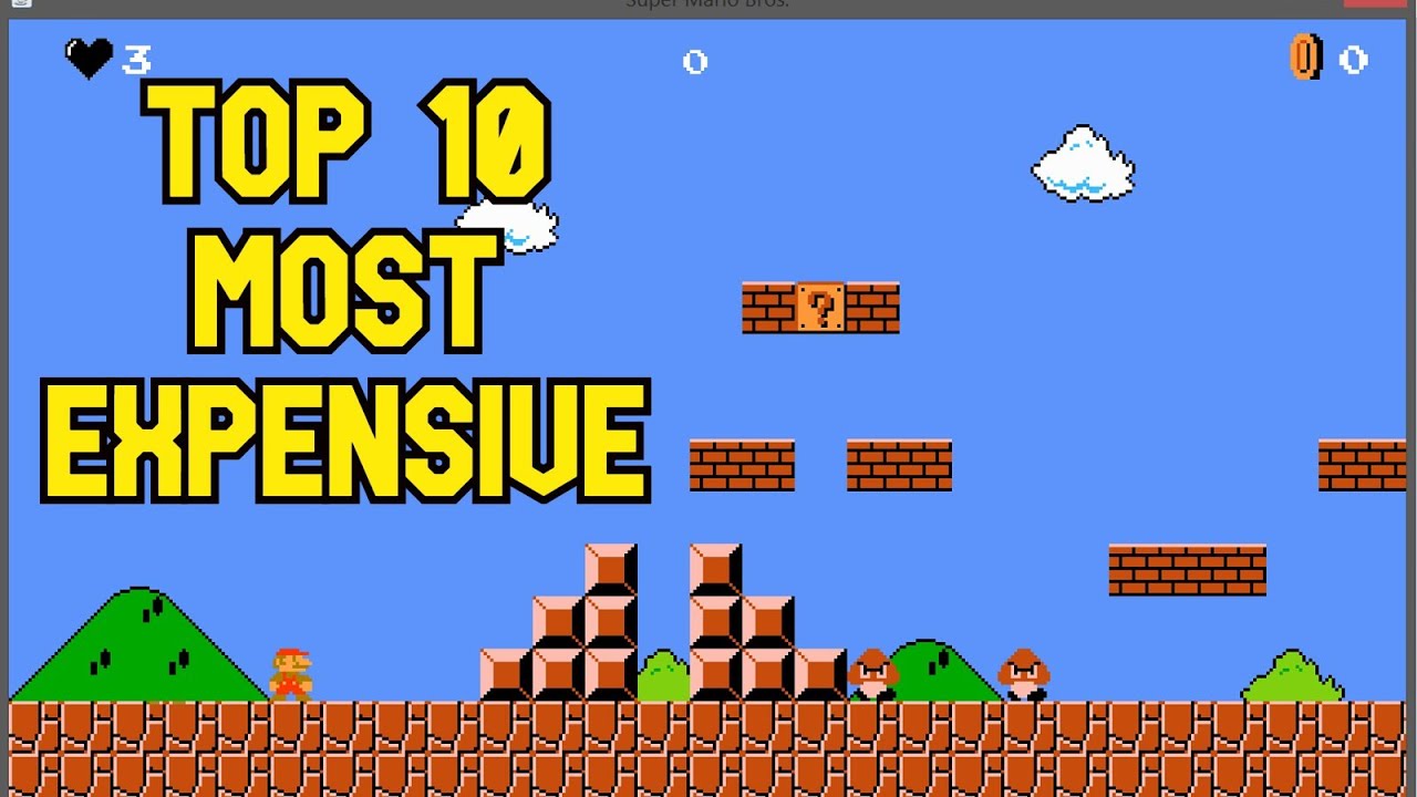 Top 10 Most Expensive Video Games Sold Recently on ebay - Non Graded ...