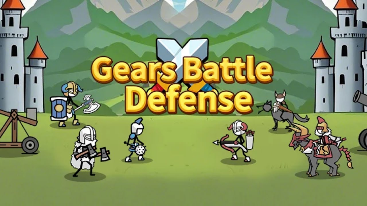 Gears Battle Defens:Stick Army Game Android Gameplay - YouTube