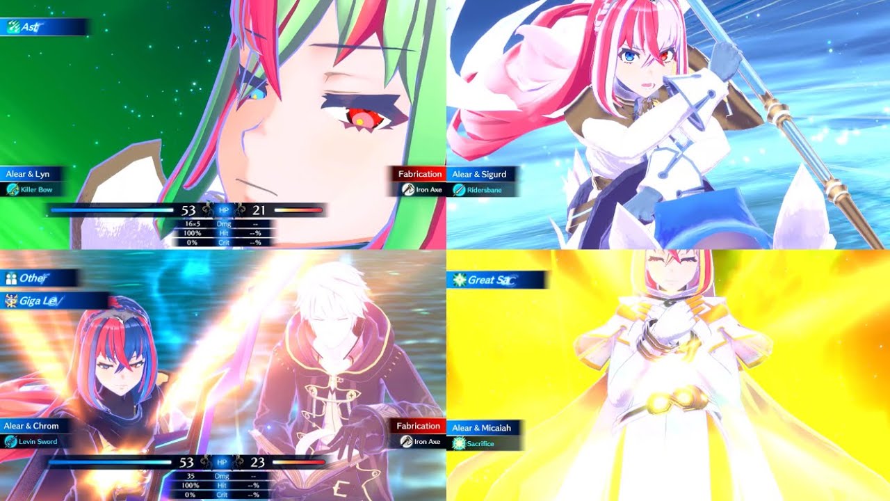 Female Alear All Engage Attack Quotes and Victory Quotes-Fire Emblem ...