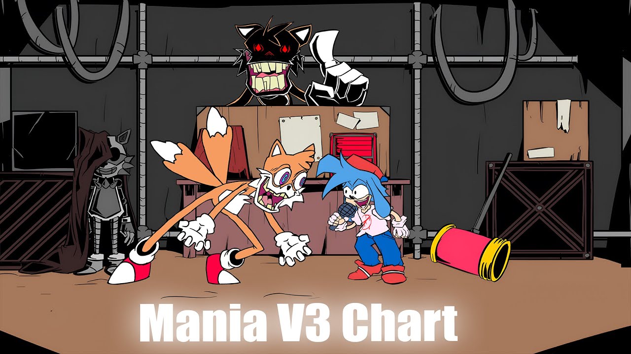 FNF Sonic EXE Mania V3 Fanmade Chart - YouTube