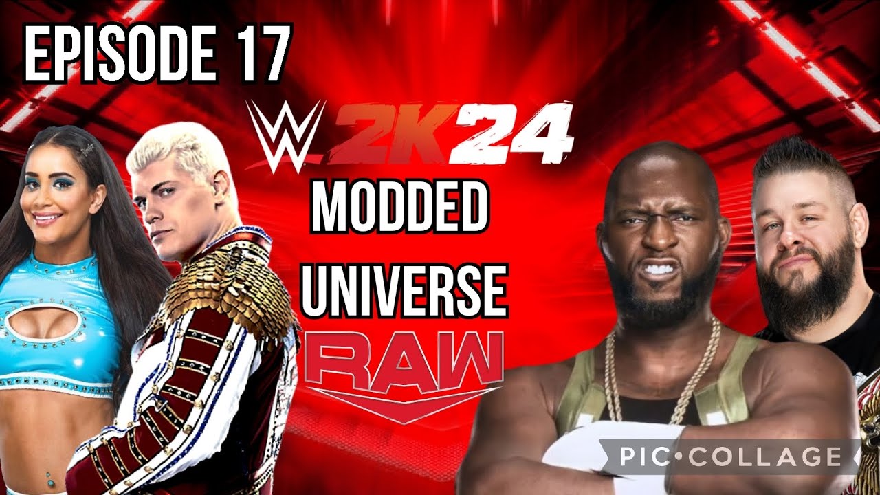 MONDAY NIGHT RAW I WWE 2K24 UNIVERSE MODE SEASON 1-EPISODE 17 - YouTube