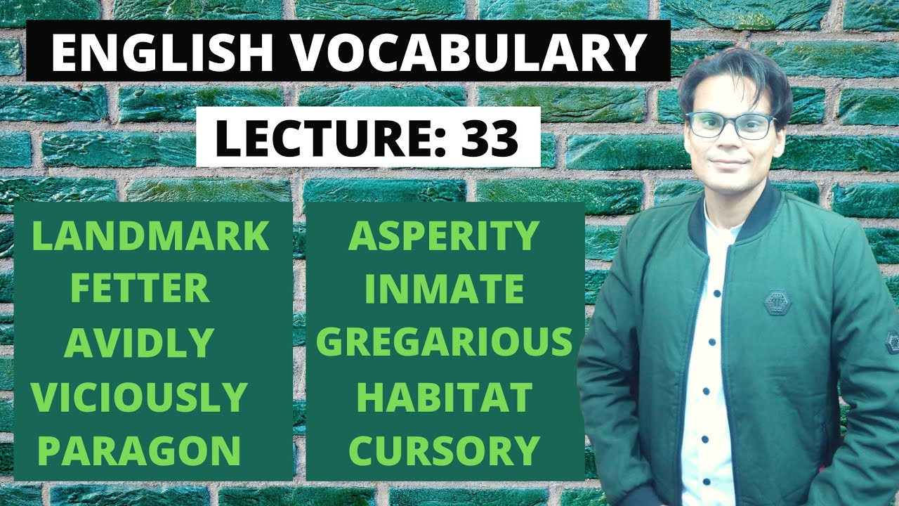 English Vocabulary | Lecture # 33 | Lectures by Waqas Aziz | Waqas Aziz ...