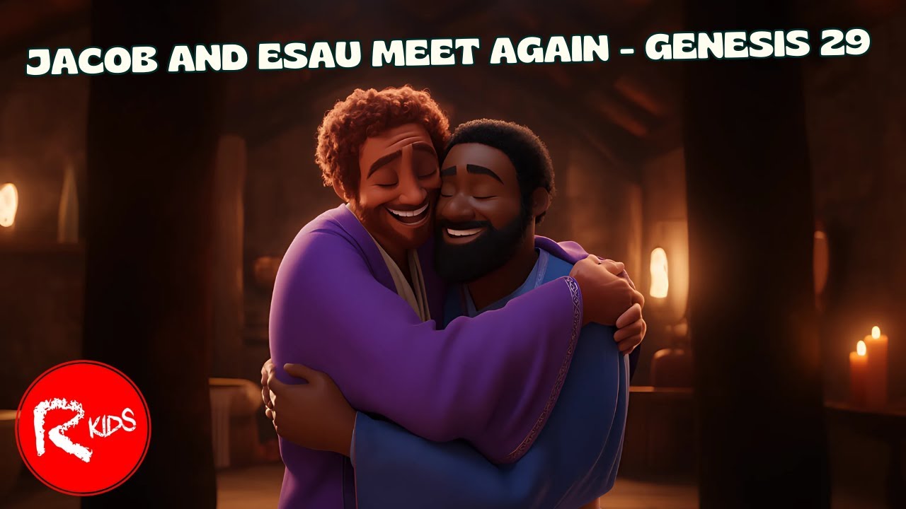 📖 Jacob and Esau Meet Again | Animated Bible Story for Kids | Genesis ...