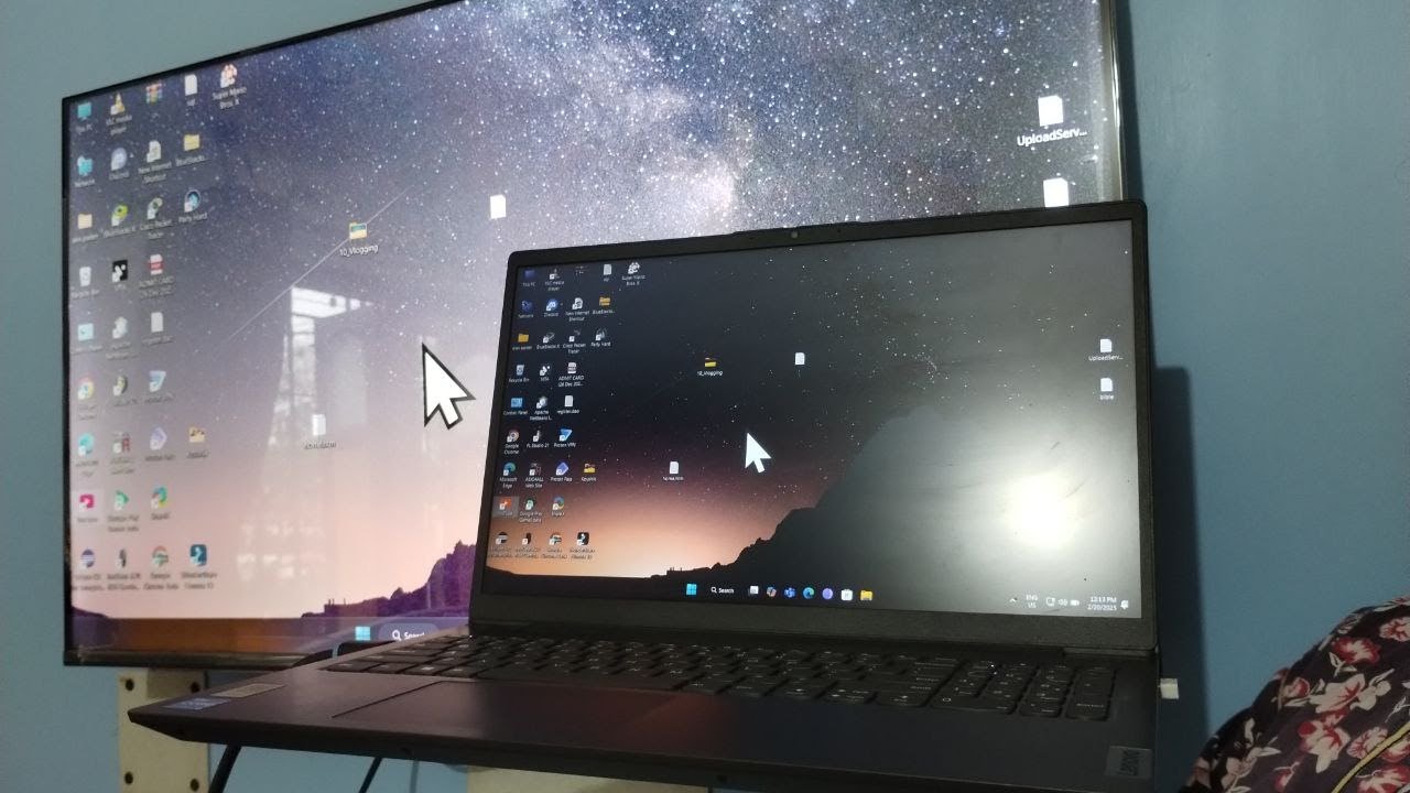 How to connect Laptop screen to Tv - YouTube