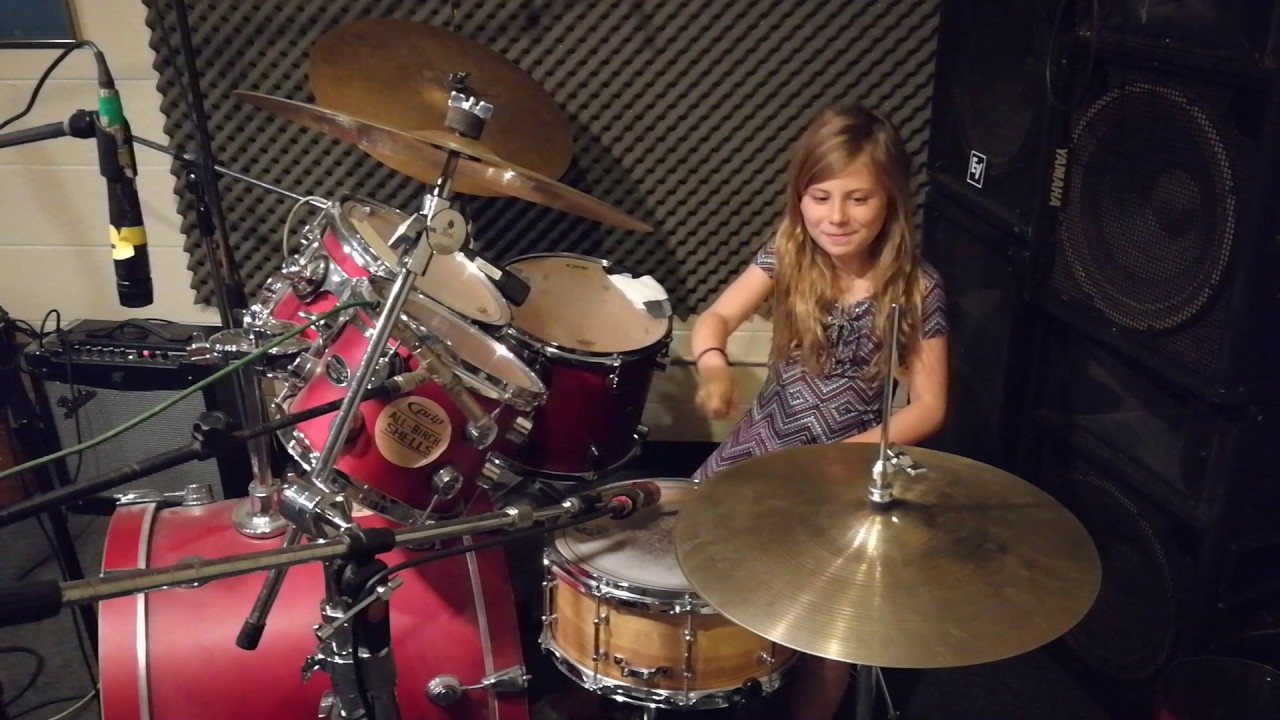 Emma Drum lesson #3 2of2 - YouTube