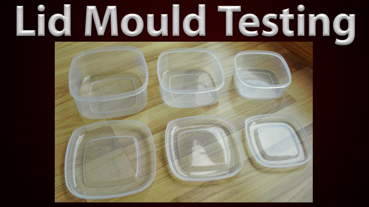 Plastic Lid Mould Testing - YouTube
