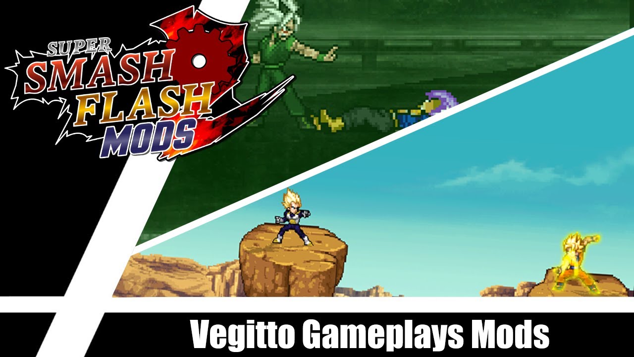 SSF2 Mods : Xicor and Vegeta Mods Showcase - YouTube