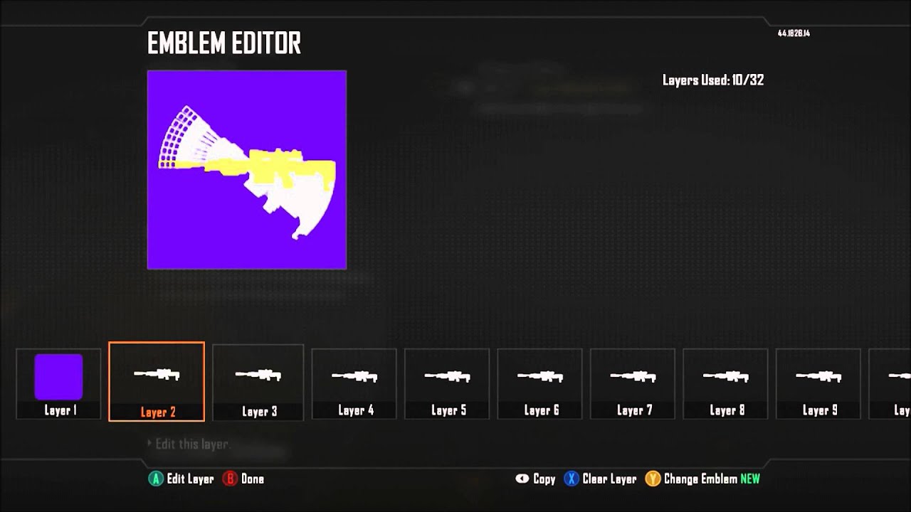 How to make a cool emblem on COD BO2!! (easy) - YouTube