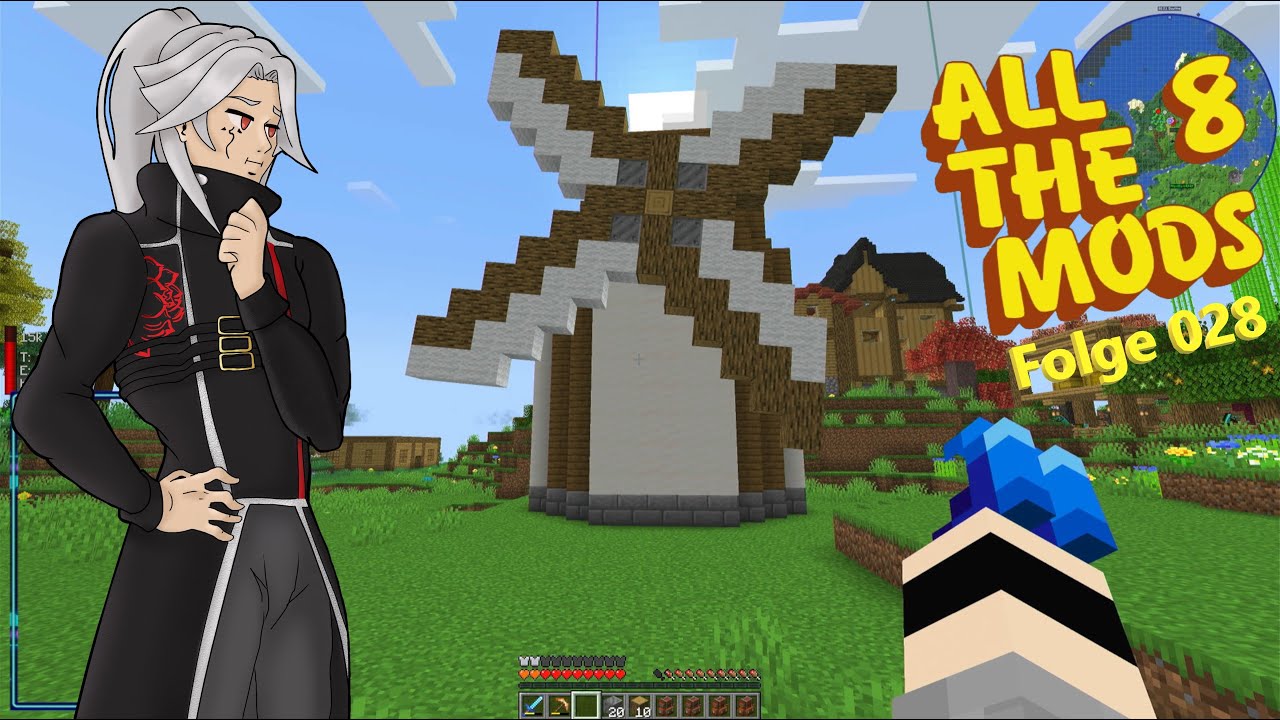 Minecraft All The Mods 8 [E028] - Create a Windmühle (4K Ultra HD 60 ...