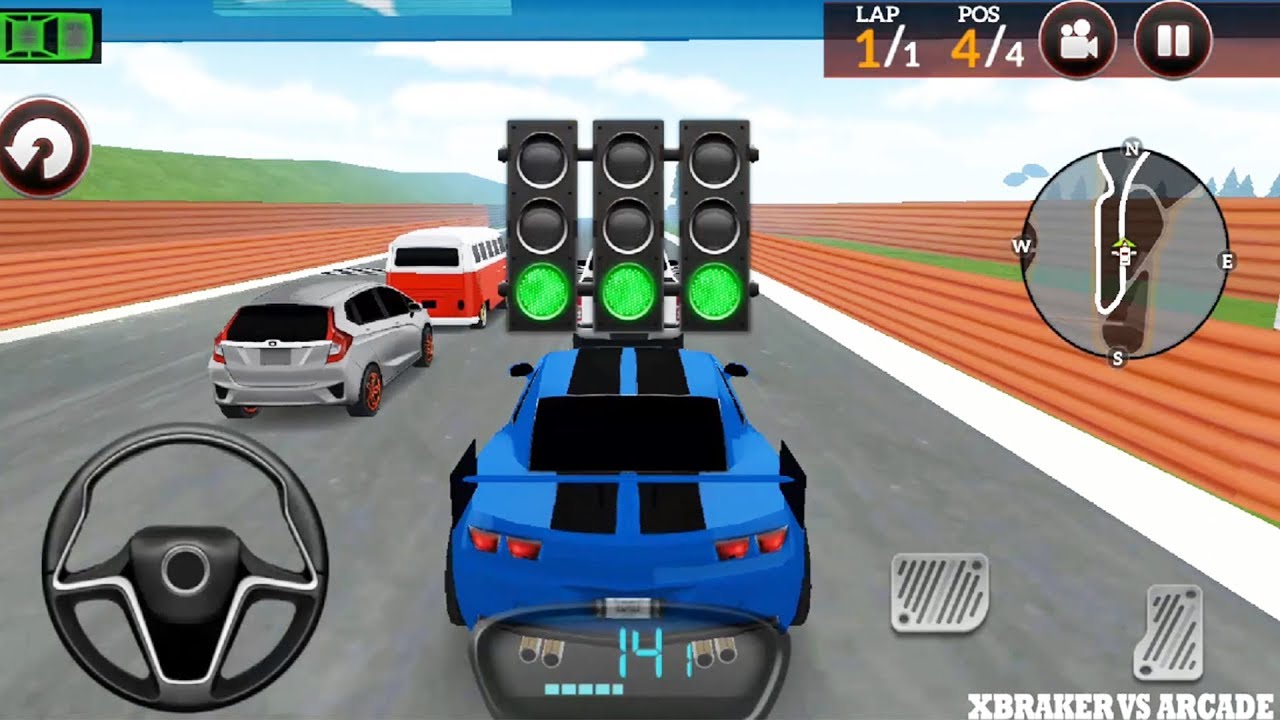 Drive for Speed Simulator: Blue Camaron Car Driving Race Mode Missions ...