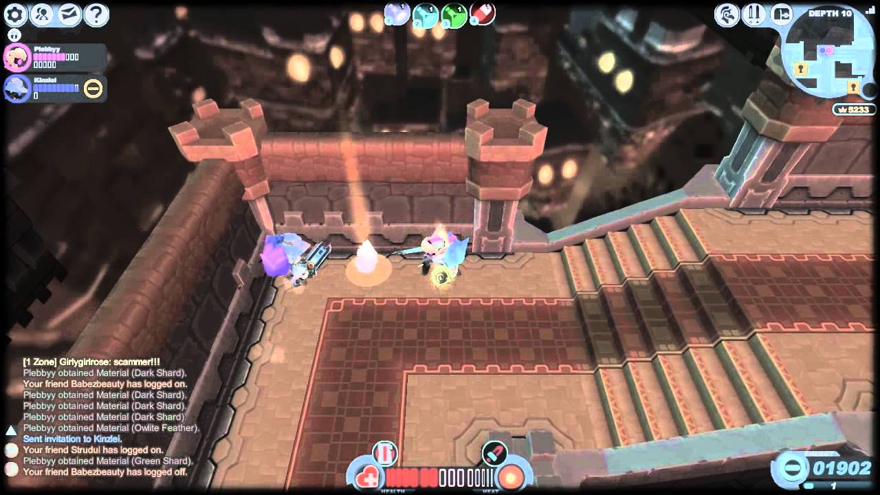 Spiral Knights - Mew Kat (Rare Monster spawn) - YouTube