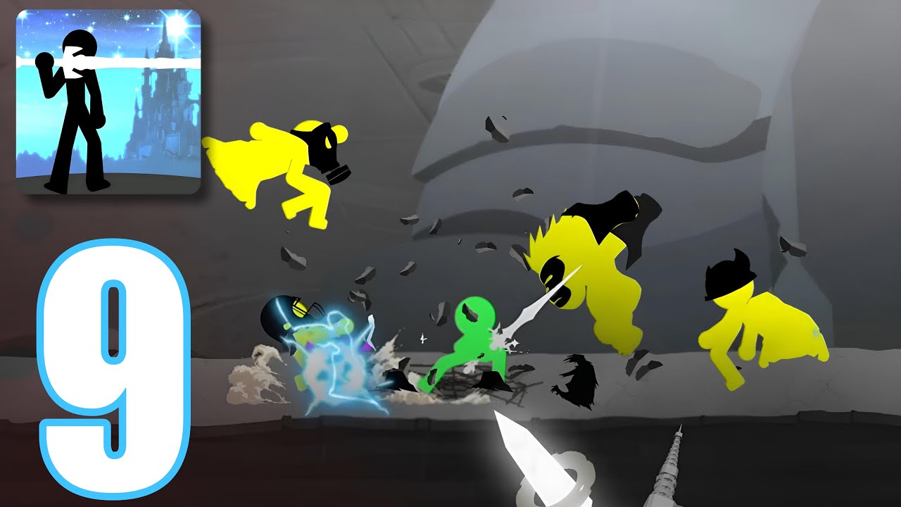 Stickman The Flash - Gameplay Walkthrough Part 9 - All Bos (IOS ...