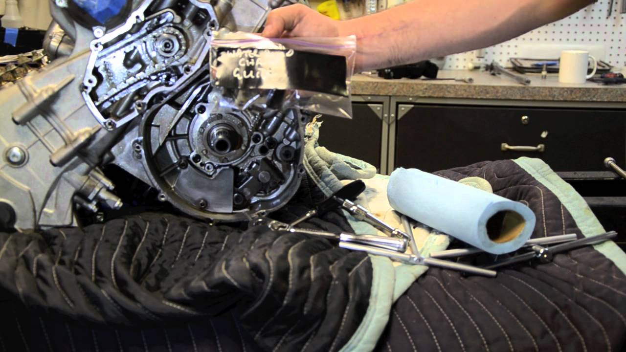 Triumph Daytona 675 - Engine Disassembly - Video3 - YouTube