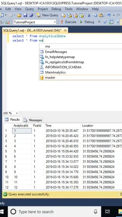 278 ASP .NET MVC - Bind Google Donut Chart in Analytics Module Tutorial Project - YouTube