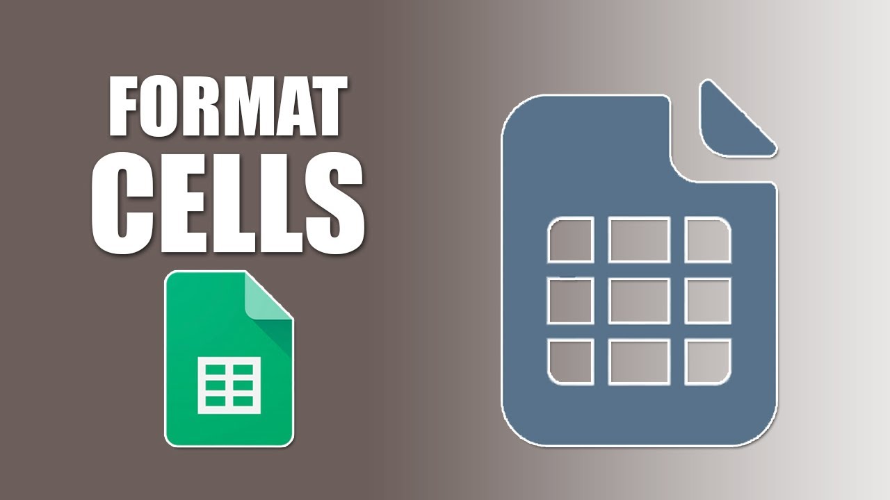 How to format cells in google sheets document - YouTube