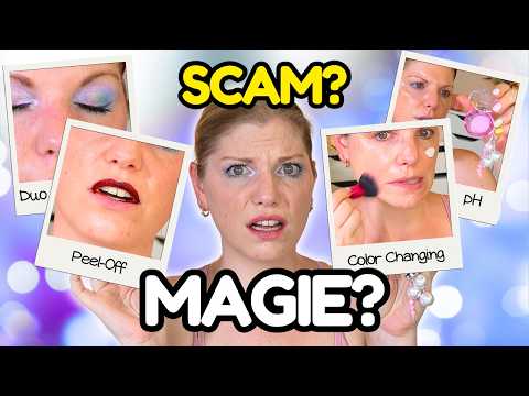 Komplettes Gesicht wechselt die Farbe?! 😱 Full Face Color Changing Make-Up Challenge #ungeschönt