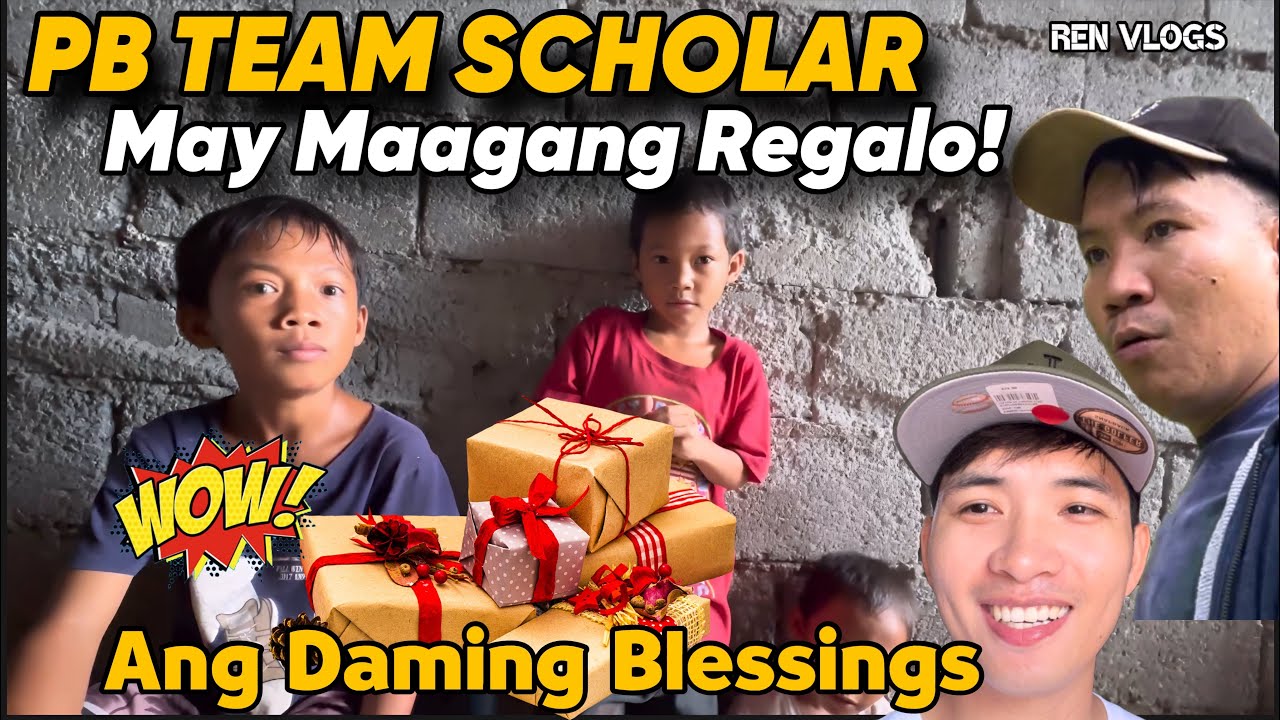 PB TEAM SCHOLAR NAKATANGGAP NG MAAGANG REGALO| ANG DAMING BLESSINGS ...