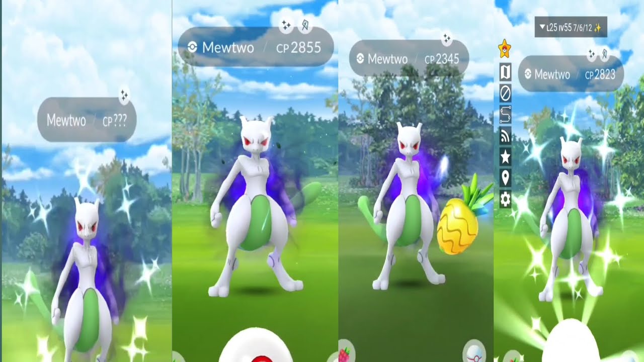Shiny Mewtwo Shadow Shiny Pokemon #pokemongo - YouTube