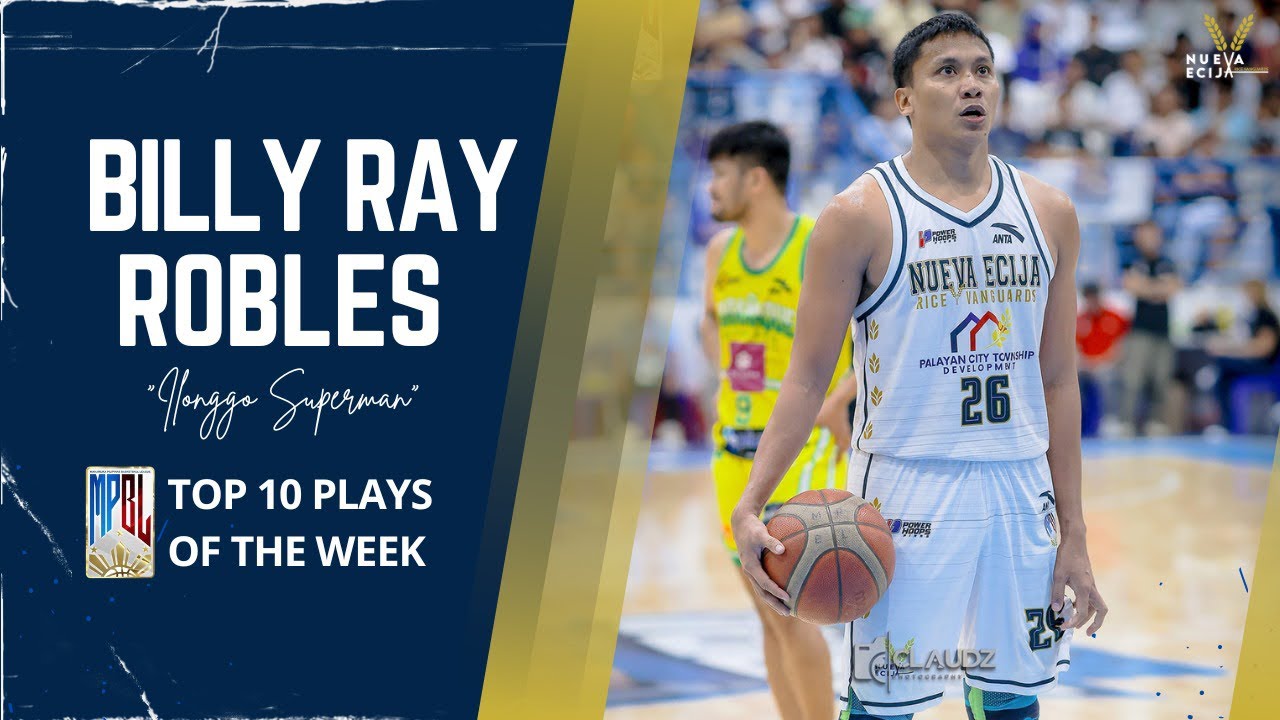 BILLY RAY ROBLES | Ilonggo Superman’s Yoyo Lay Up | TOP 10 PLAYS OF THE ...
