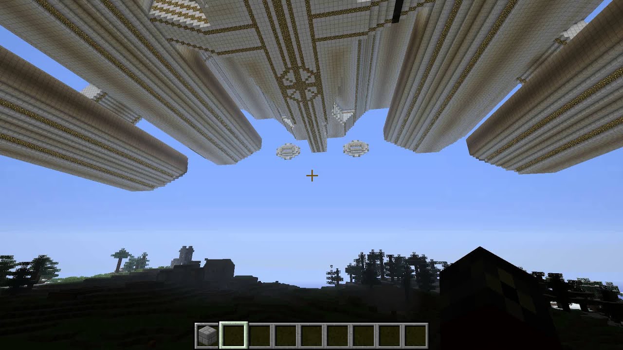 Minecraft epic huge spaceship tour - YouTube