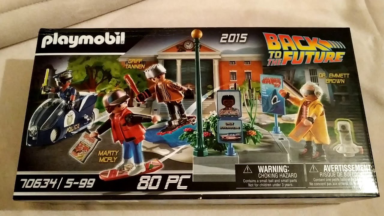Back to the Future II Hoverboard Chase (Playmobil) - YouTube